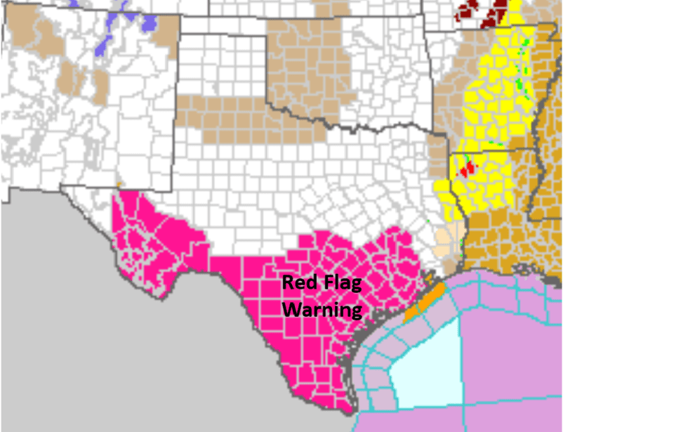 A Red Flag Warning means warm temperatures, very low humidity levels ...